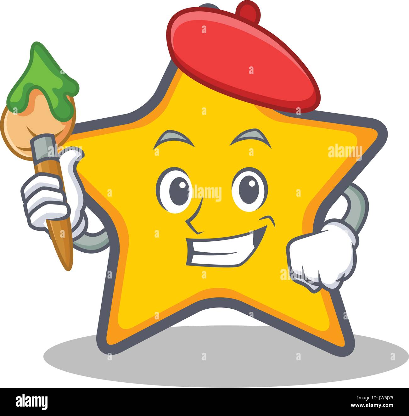 Artist star character cartoon style Stock Vector Image & Art - Alamy