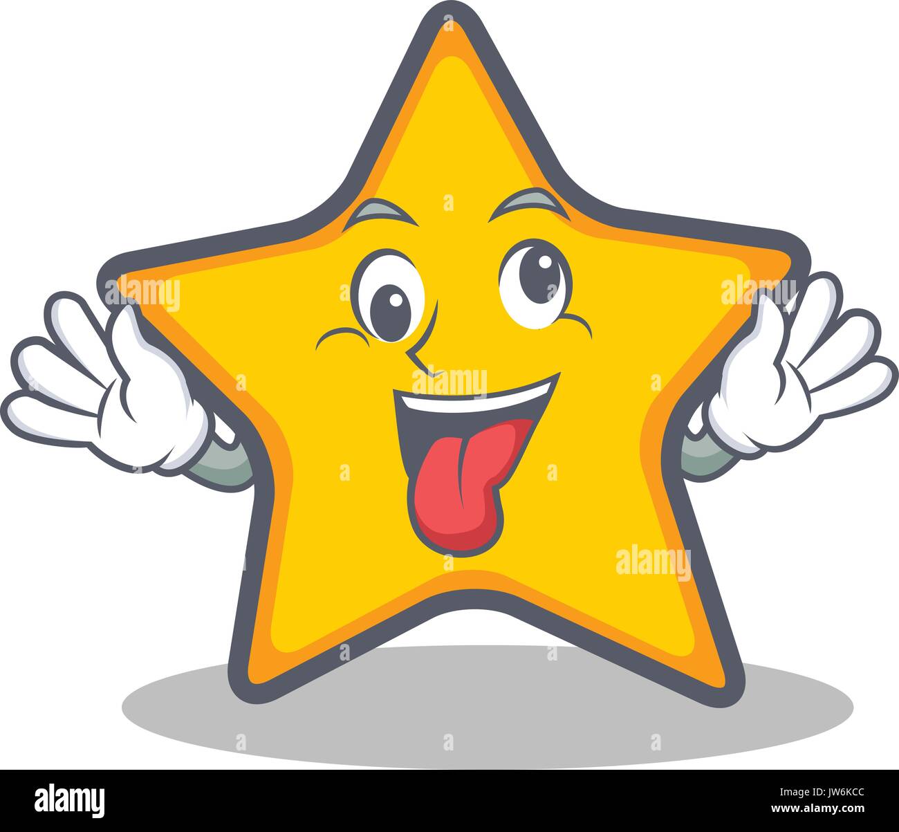Crazy star character cartoon style Stock Vector Image & Art - Alamy