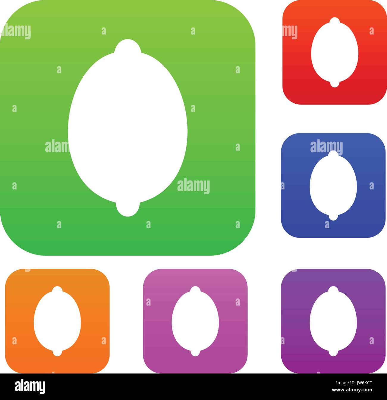 Lemon set collection Stock Vector Image & Art - Alamy