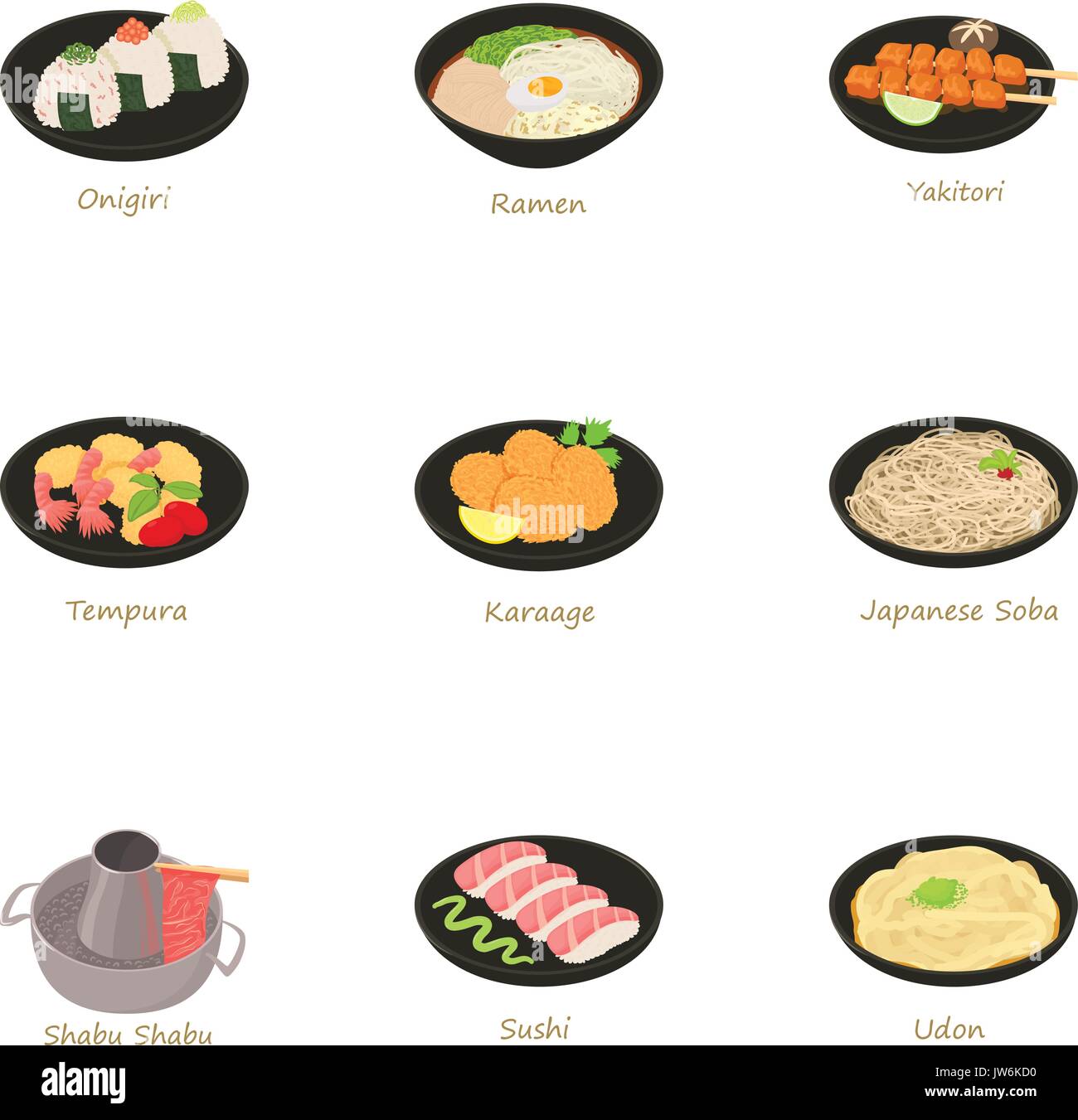 Korean sushi rolls Stock Vector Images - Alamy