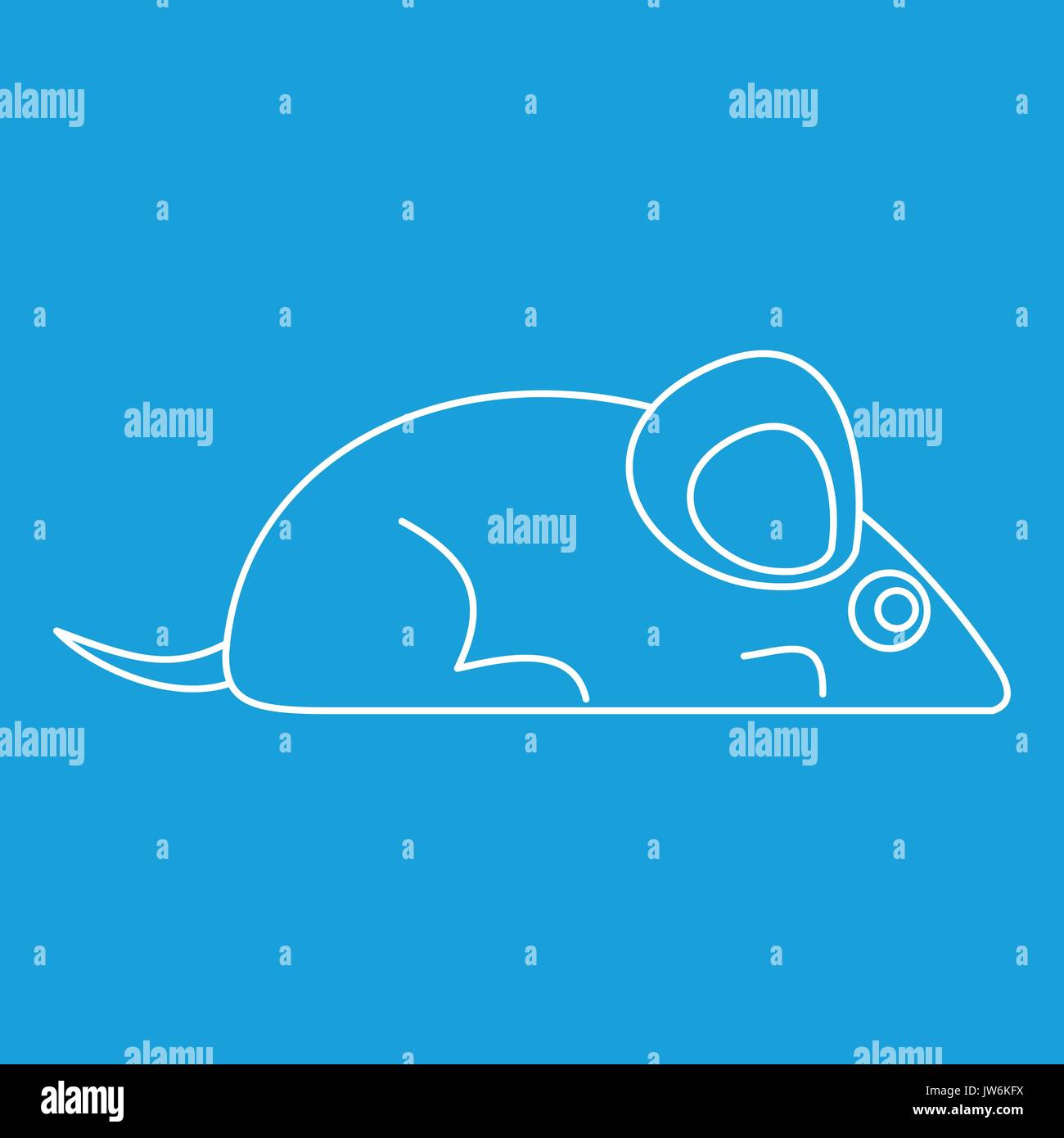 Mouse icon, outline style Stock Vector Image & Art - Alamy