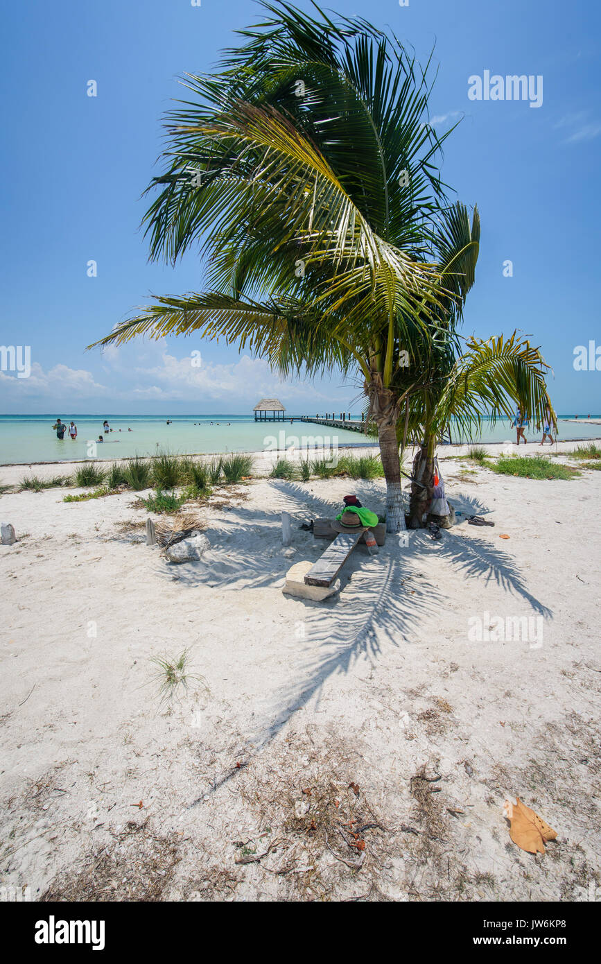 Dock in a beach of Isla Holbox, Quintana Roo (Mexico Stock Photo - Alamy