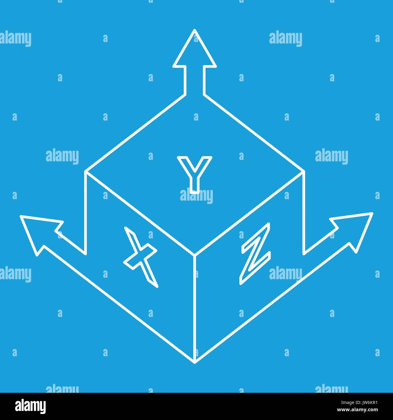 Height and width icon, outline style Stock Vector Image & Art - Alamy
