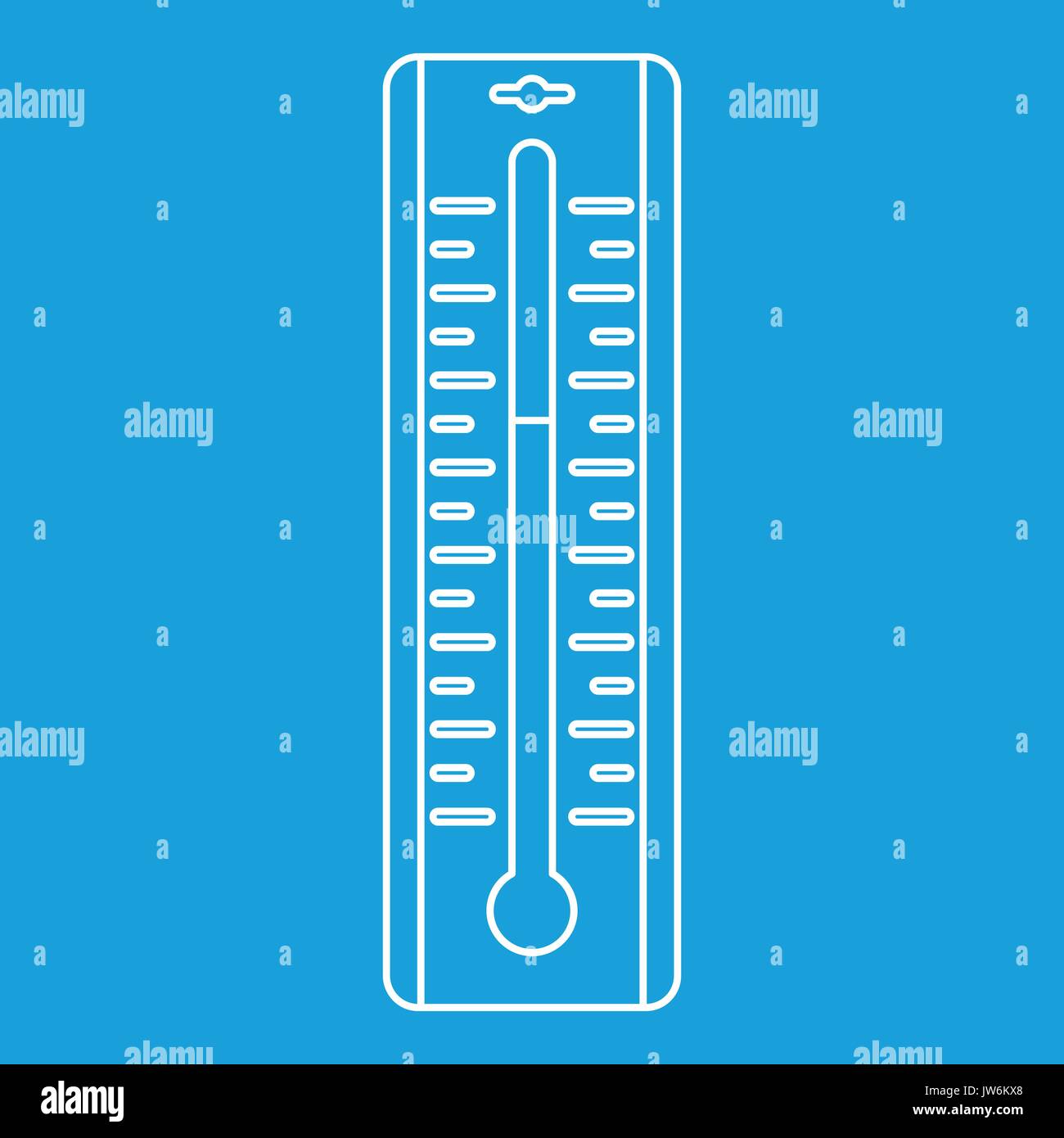 Thermometer icon, outline style Stock Vector Image & Art - Alamy