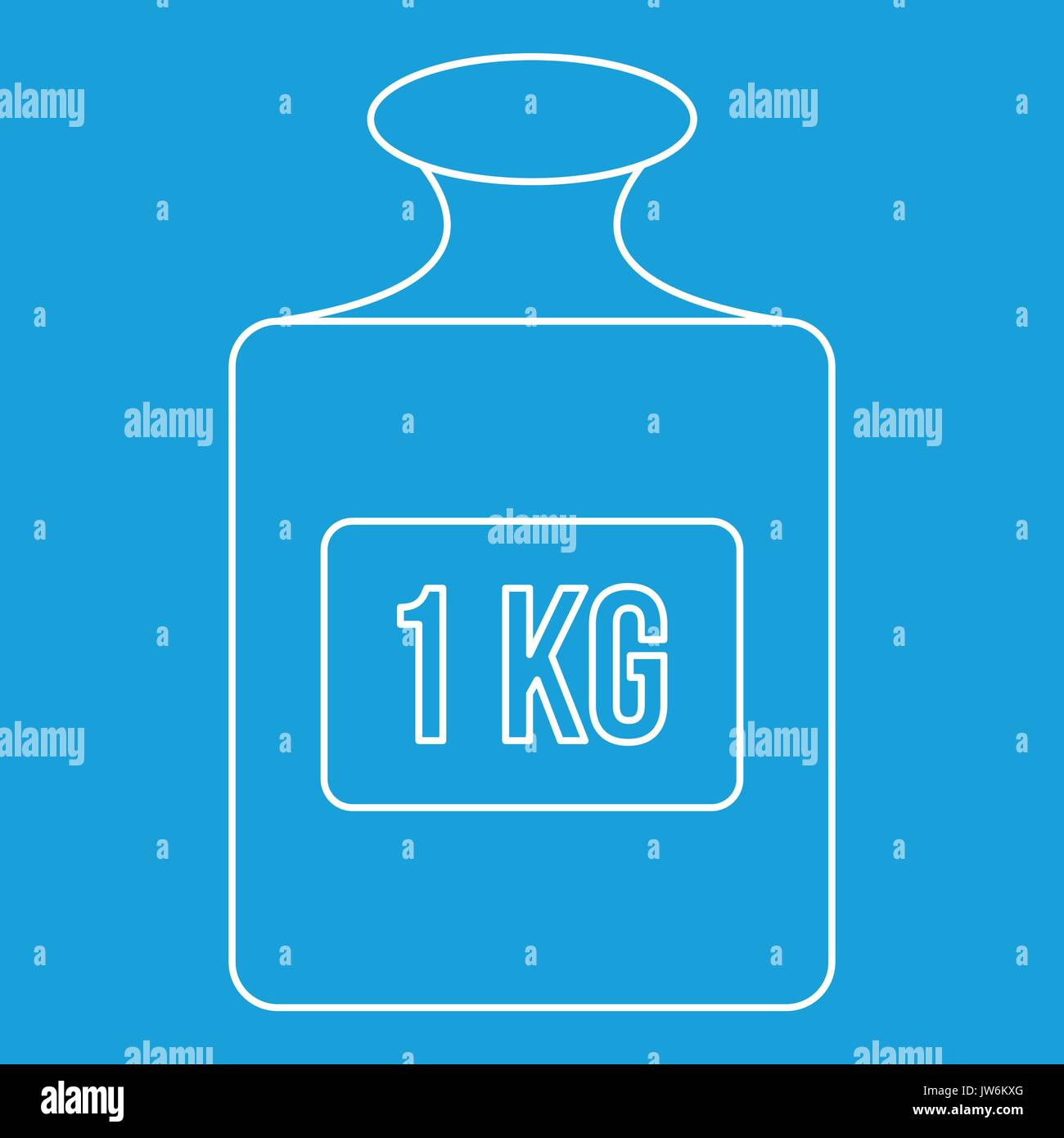 Weight sign icon, outline style Stock Vector Image & Art - Alamy