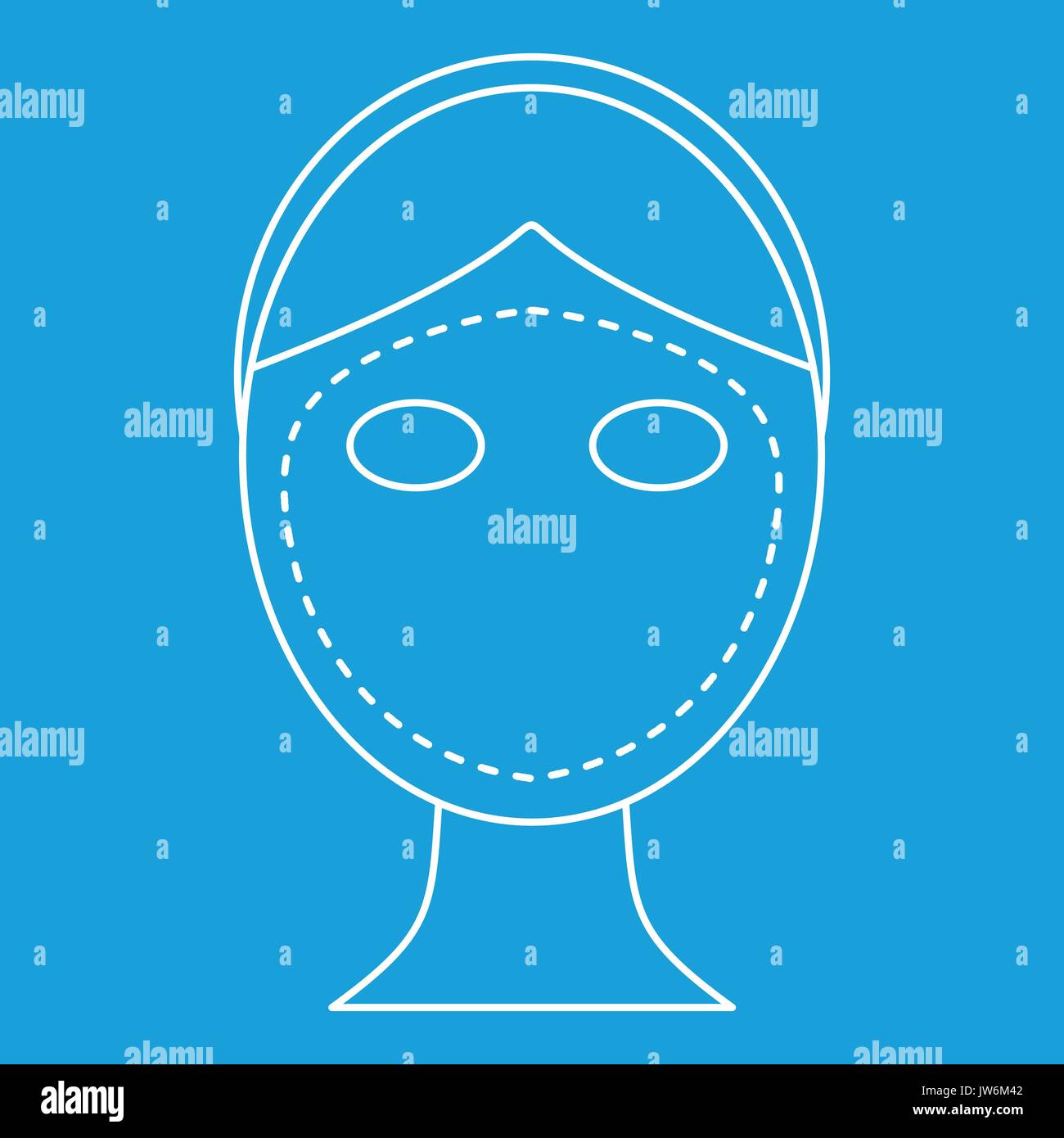 Facelifting icon, outline style Stock Vector Image & Art - Alamy