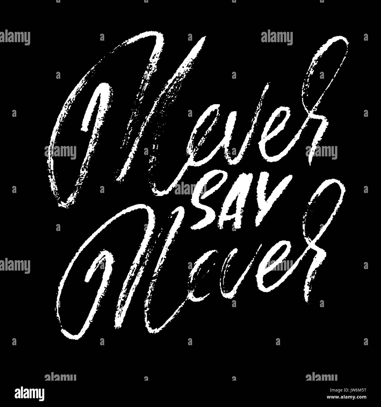 Hand drawn vector lettering. Motivating modern calligraphy. Inspiring ...