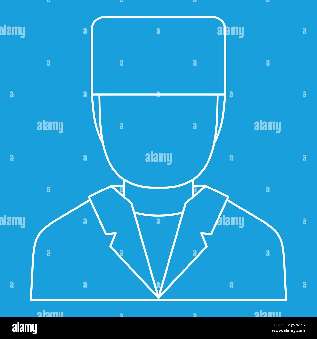 Doctor icon, outline style Stock Vector Image & Art - Alamy