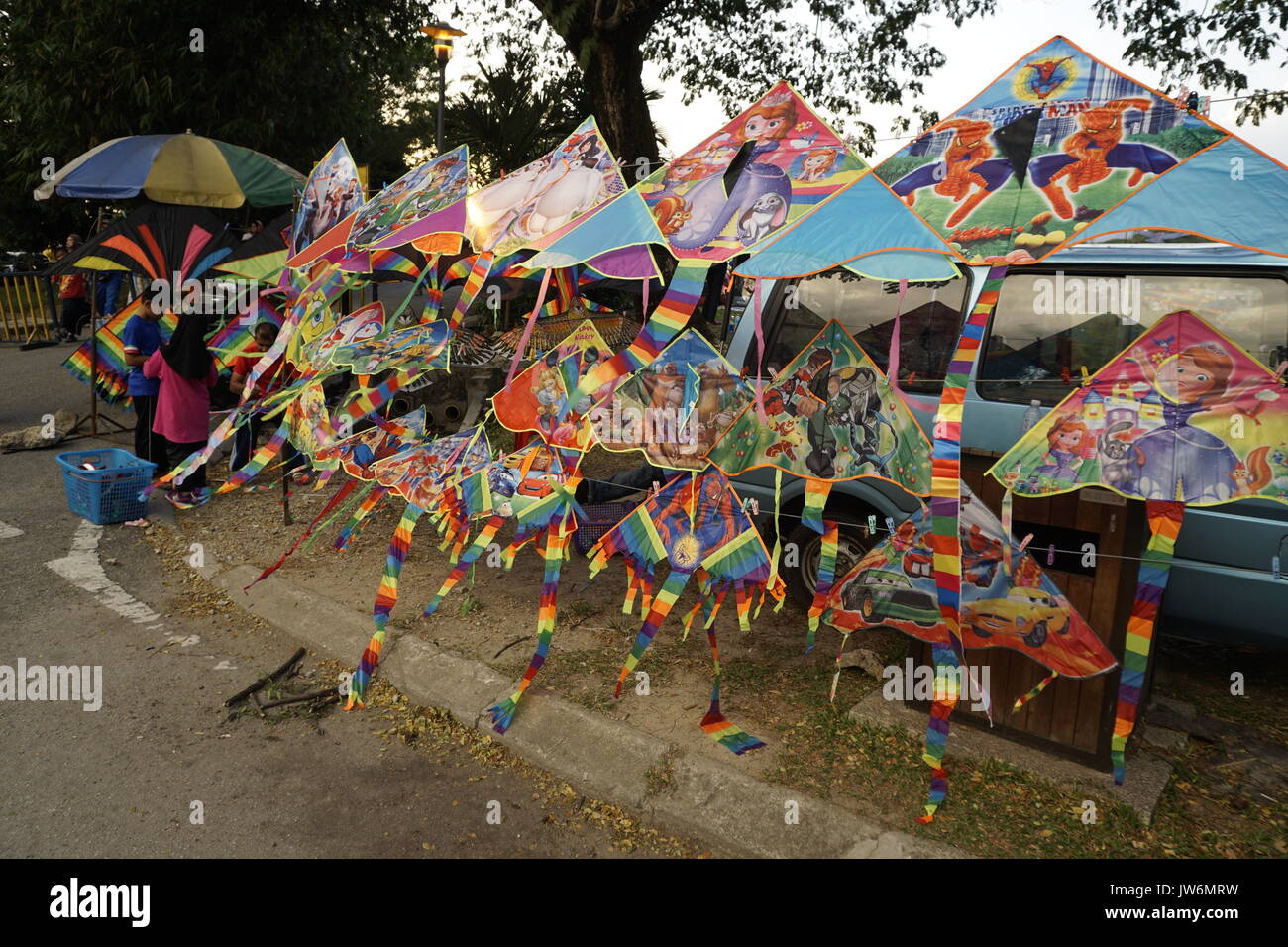 colourful kites, Malaysia Stock Photo - Alamy