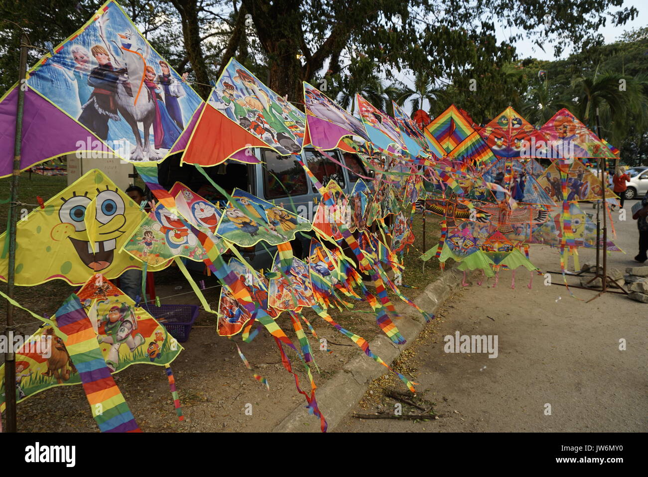 colourful kites, Malaysia Stock Photo - Alamy