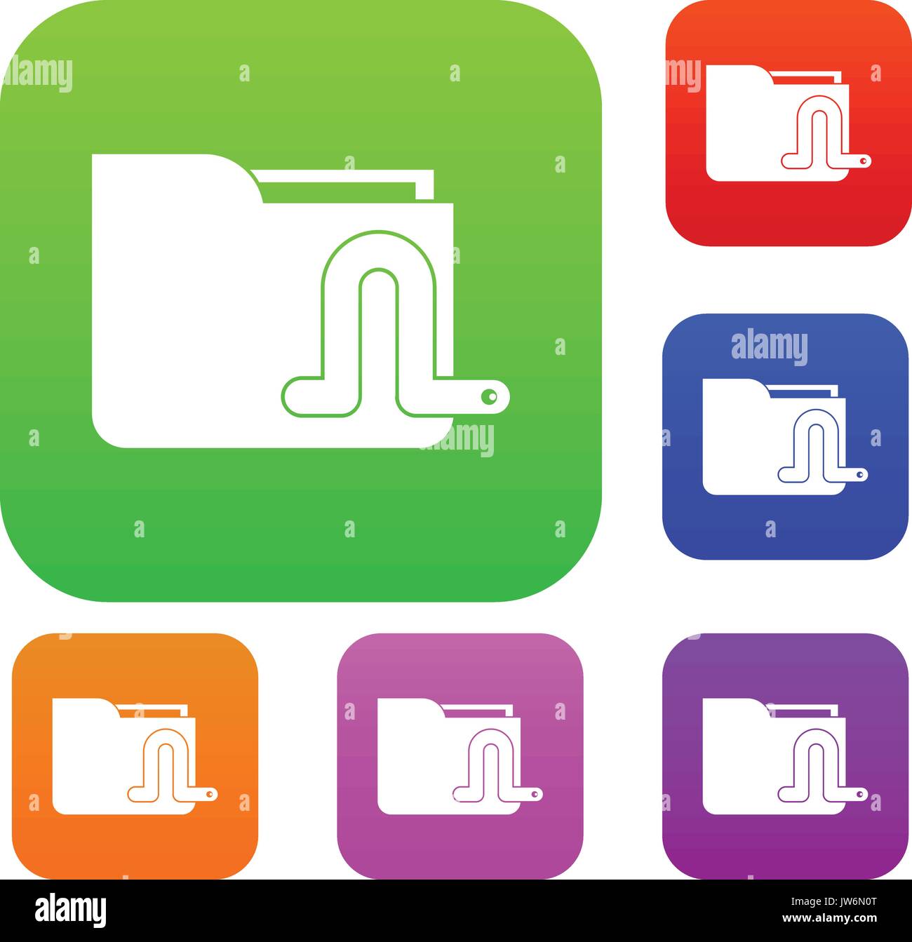 Computer worm set collection Stock Vector Image & Art - Alamy