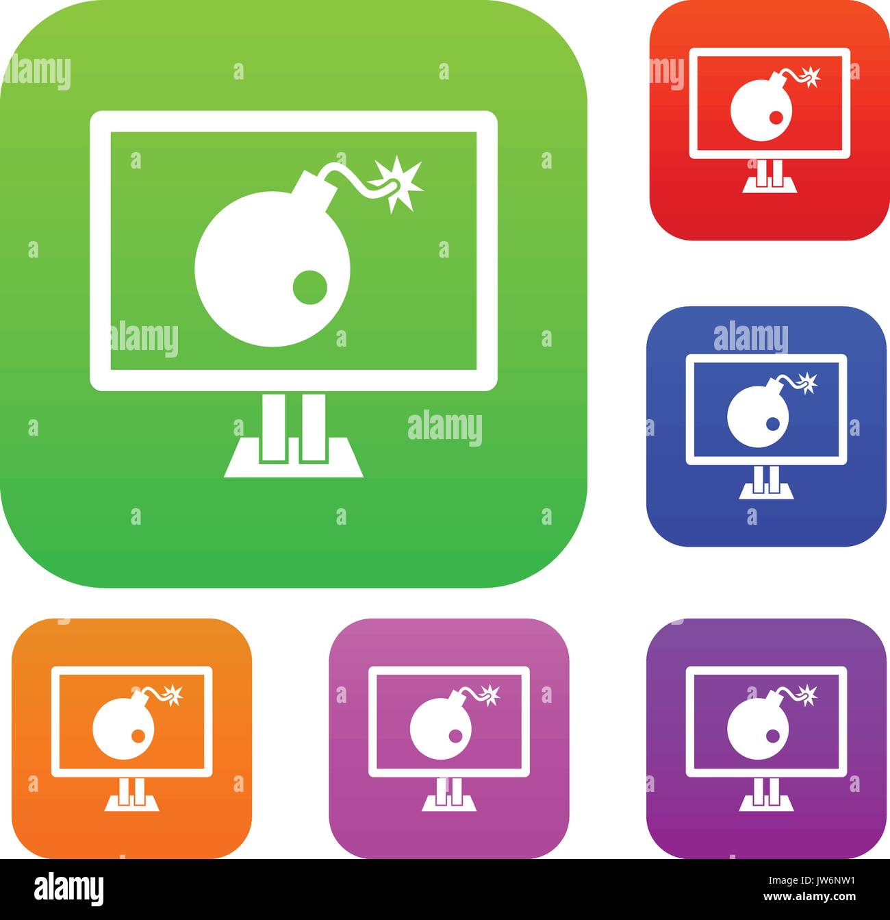 Cyber collection image Stock Vector Images - Alamy
