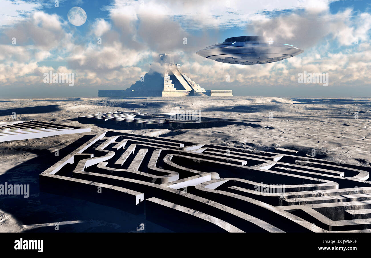 Ancient Antarctic City Stock Photo: 153198459 - Alamy