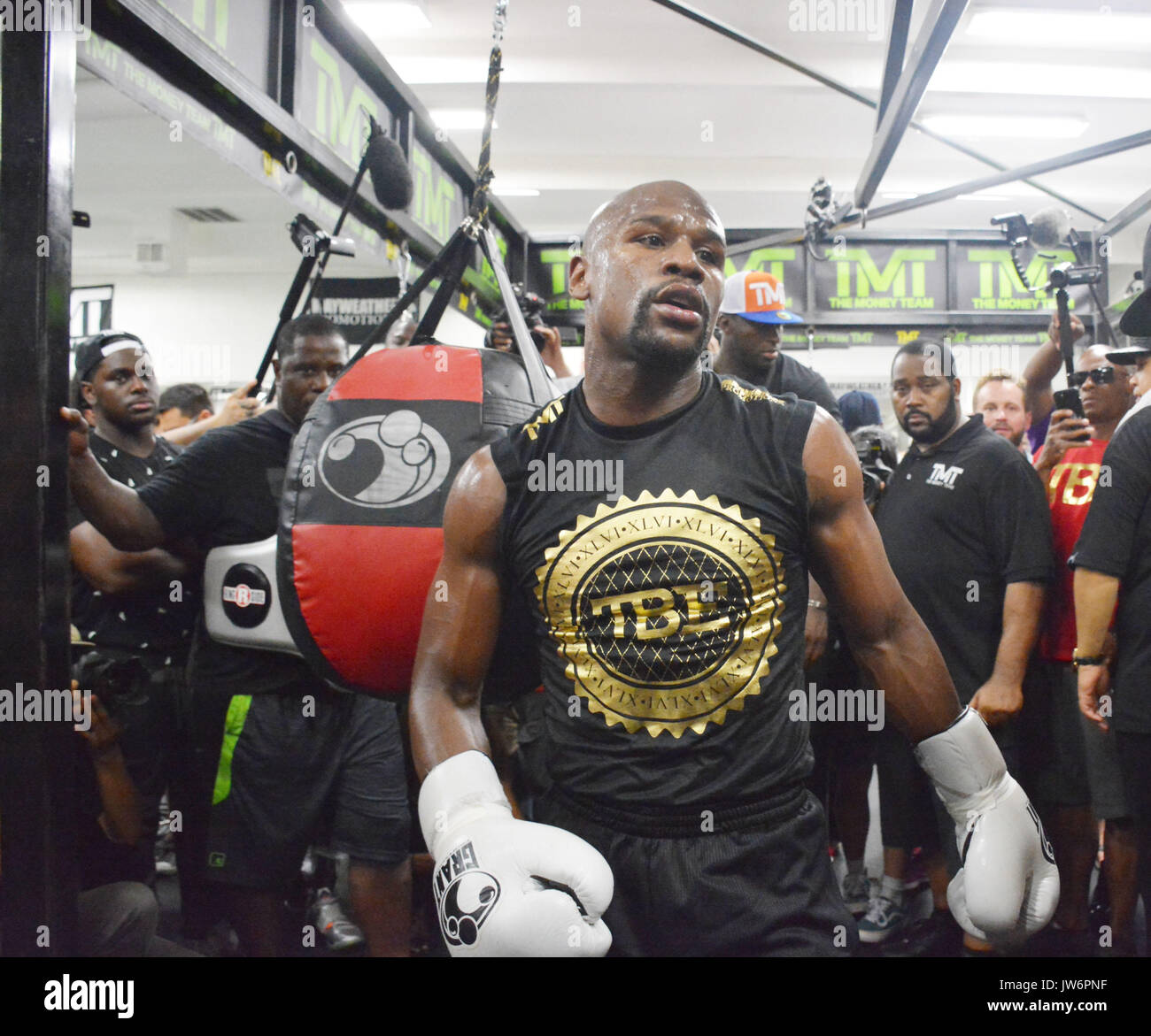 Las Vegas, Nevada, USA. 10th Aug, 2017. Boxer Floyd Mayweather jr hosts ...