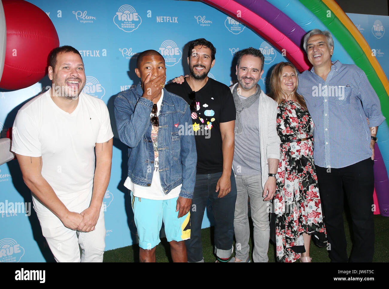Los Angeles, Ca, USA. 10th Aug, 2017. Pharrell Williams, Bill Schultz ...