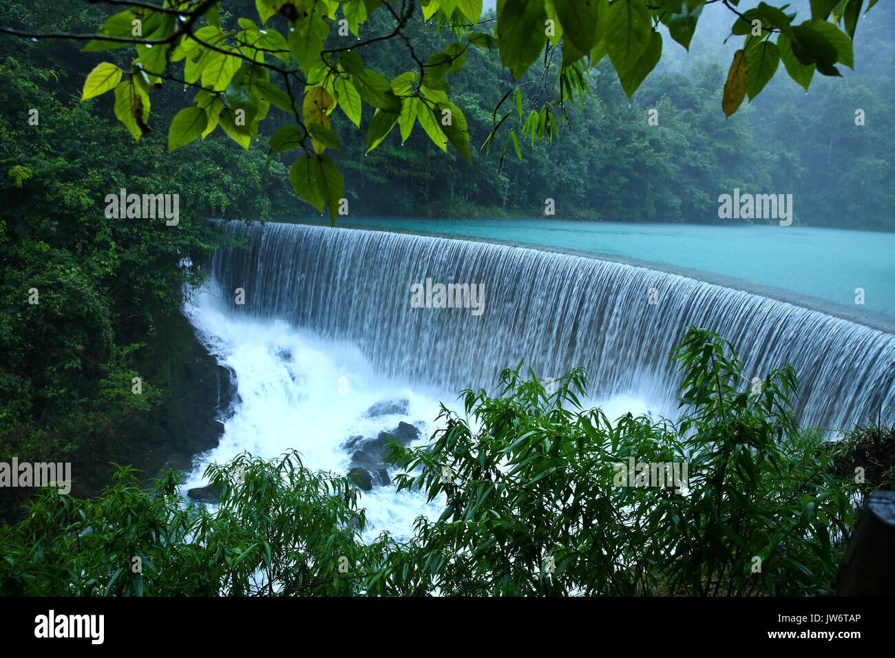 Anshun, China. 11th August, 2017. Huangguoshu Waterfall is located on ...