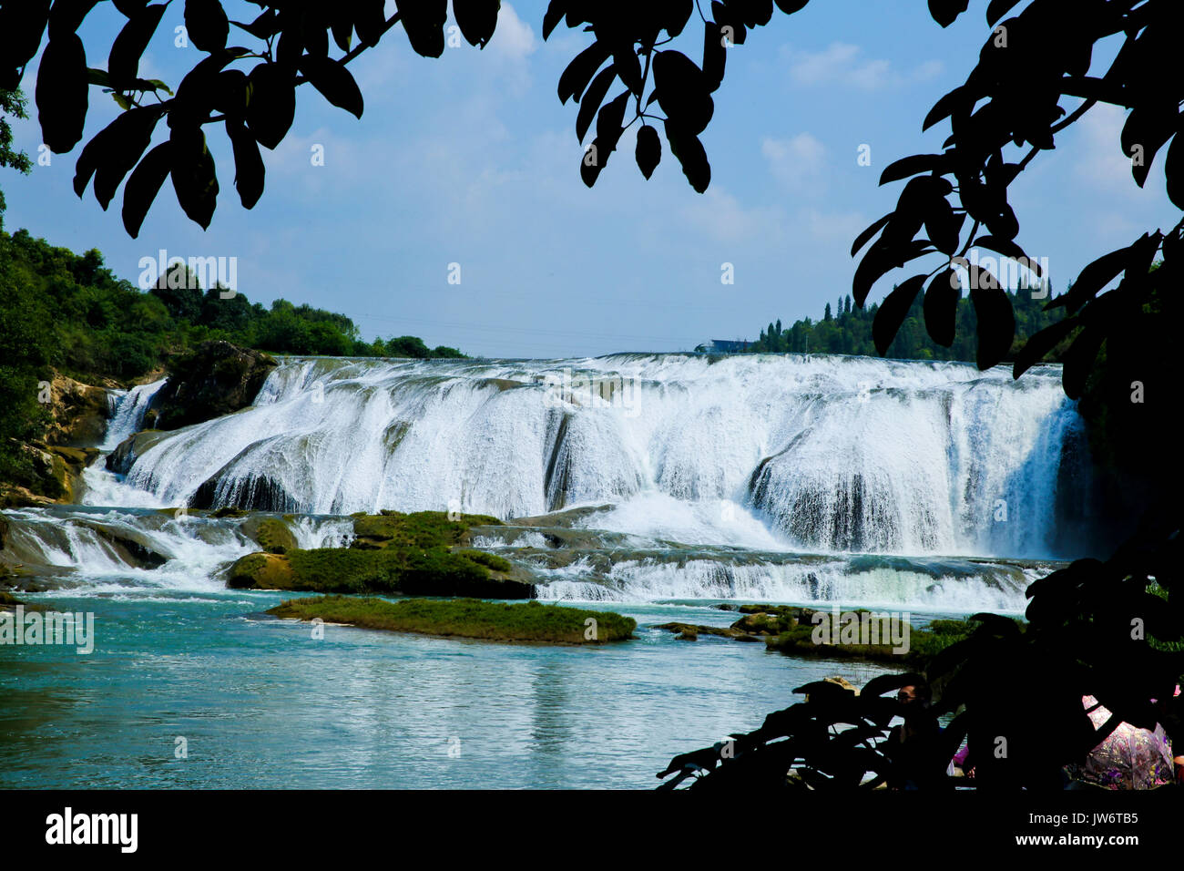 Anshun, China. 11th August, 2017. Huangguoshu Waterfall is located on ...