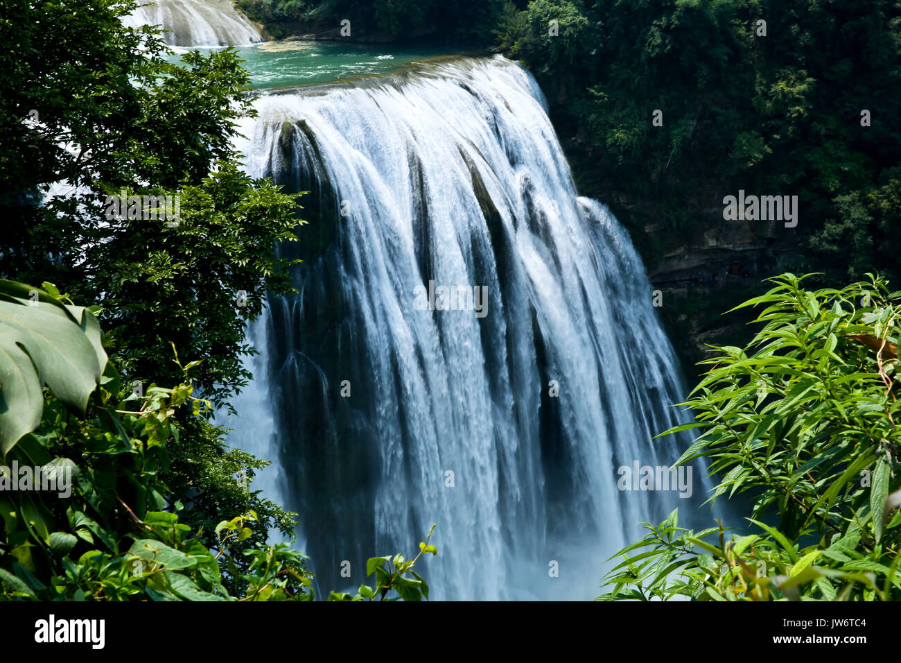 Anshun, China. 11th August, 2017. Huangguoshu Waterfall is located on ...
