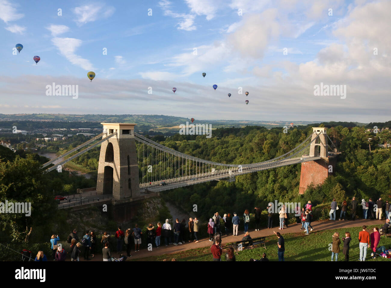 Clifton suspension bridge balloons hi-res stock photography and images ...