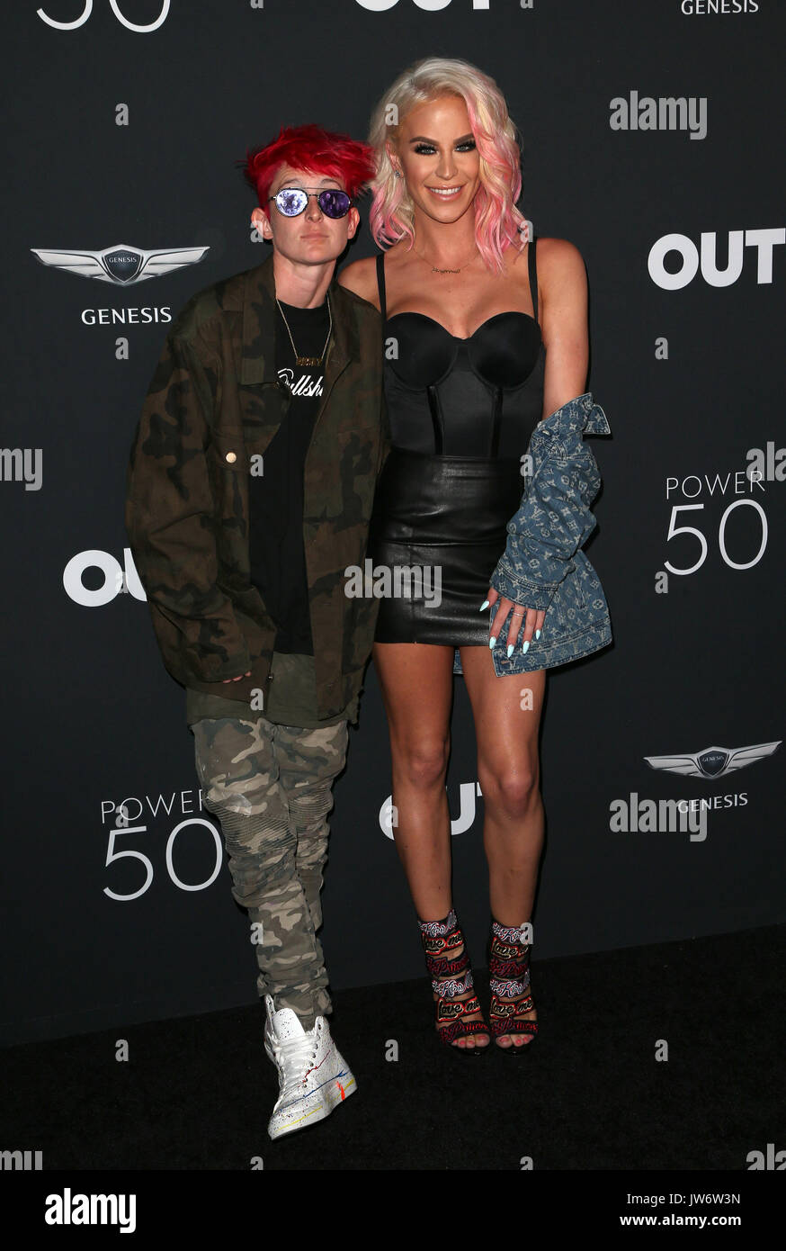 Hollywood, Ca. 10th Aug, 2017. Nats Getty, Gigi Gorgeous, at OUT ...