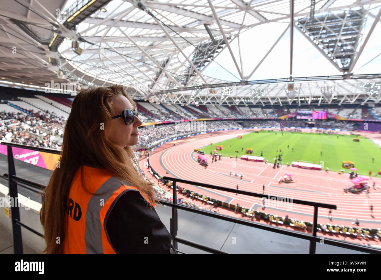 Security guard uk stadium hi-res stock photography and images - Alamy