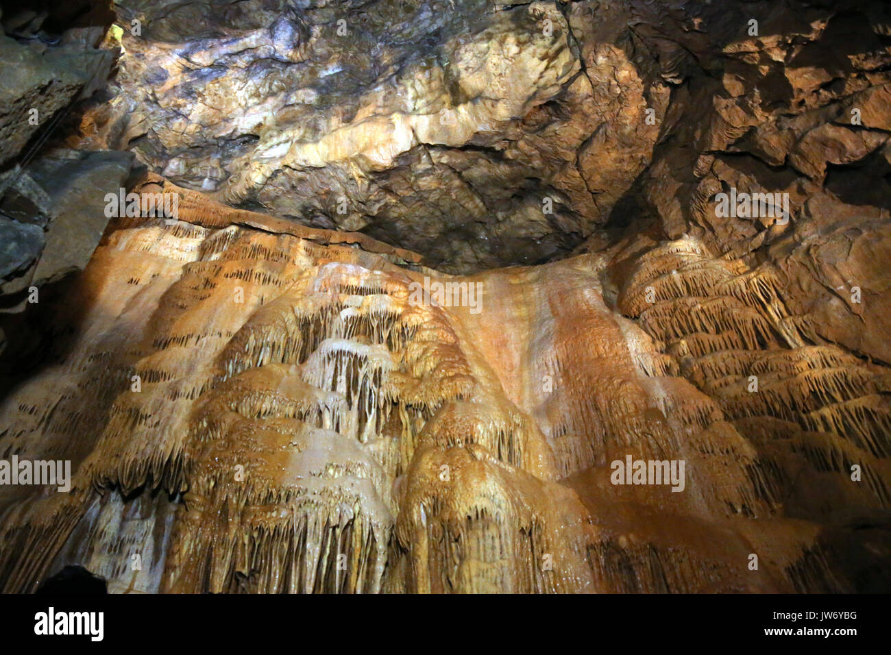 Cheddar, Somerset, UK. 11th August 2017. Goughs cave opened today a new ...