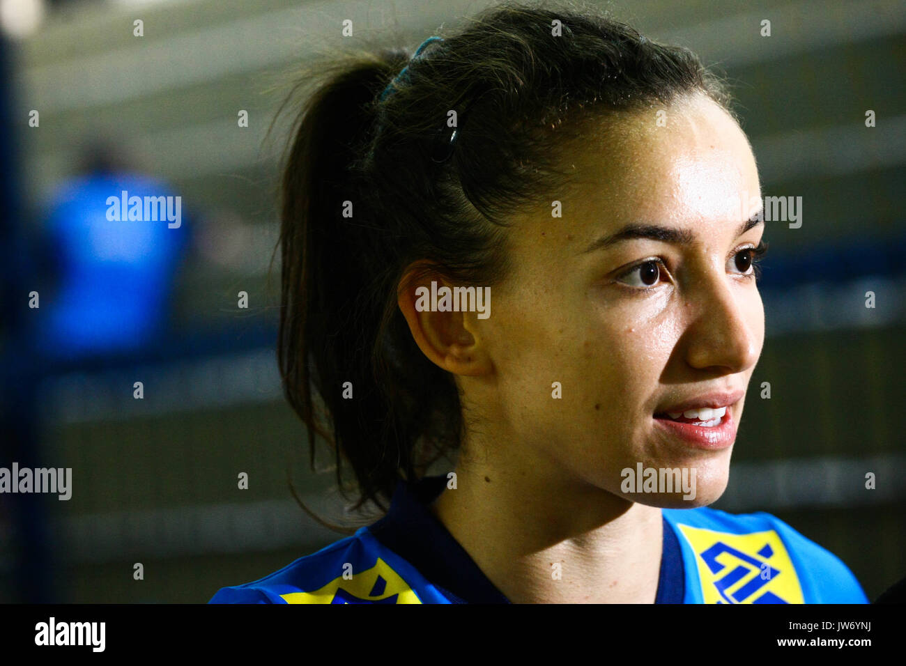 Barueri, Brazil. 11th Aug, 2017. In the photo the player Gabi. The ...