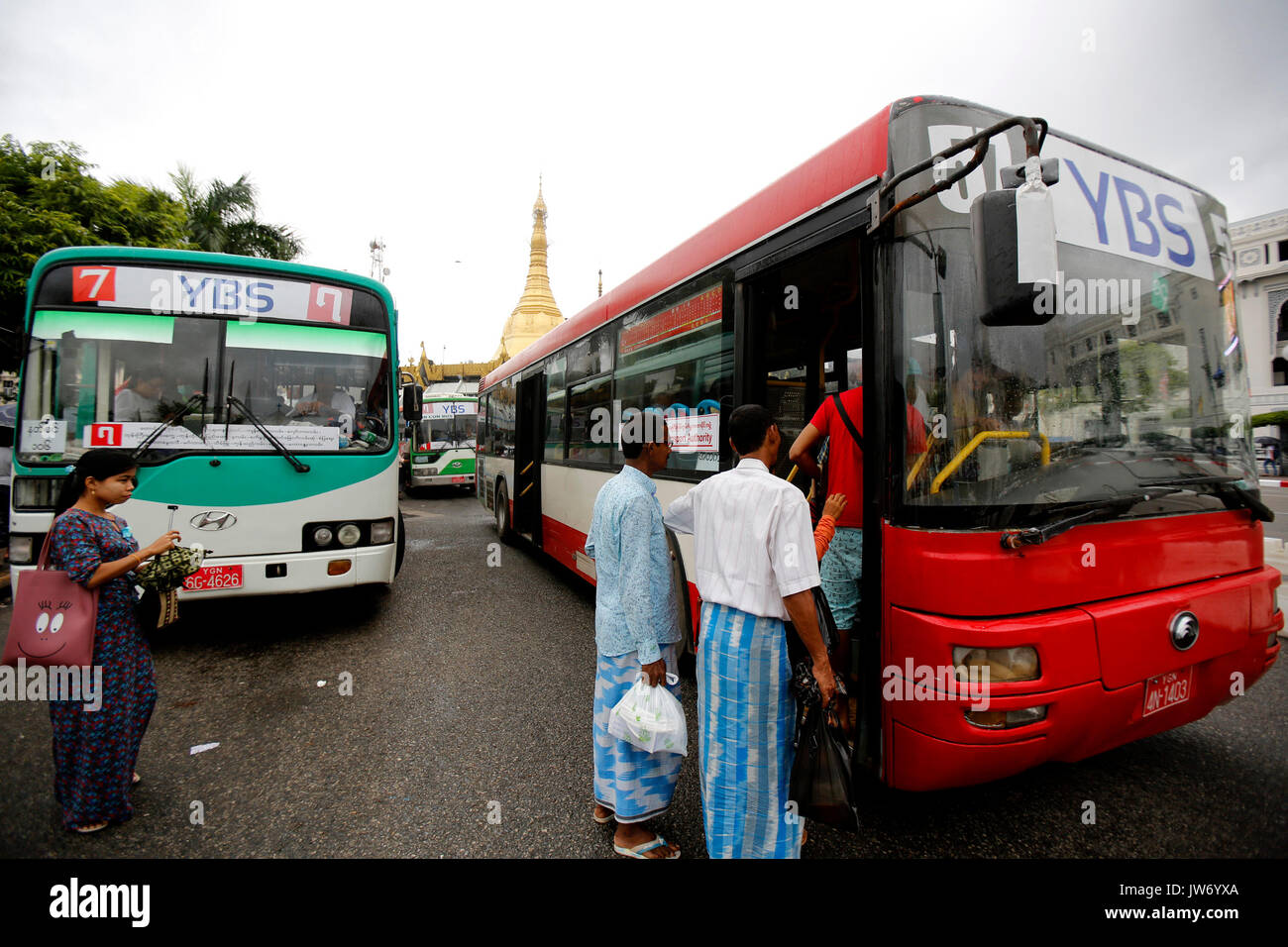 Yangon bus service hi-res stock photography and images - Alamy