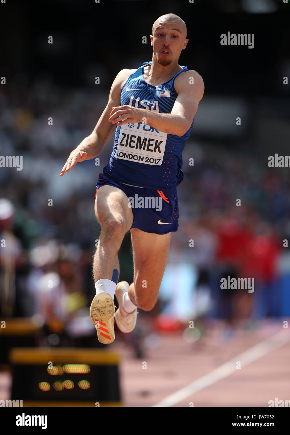 Zach Ziemek Long Jump, Decathlon World Athletics Championships 2017 ...