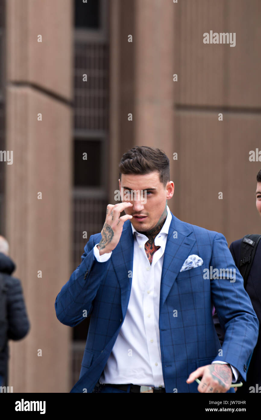 Liverpool, UK, 11th August 2017. The former Celebrity Big Brother star ...