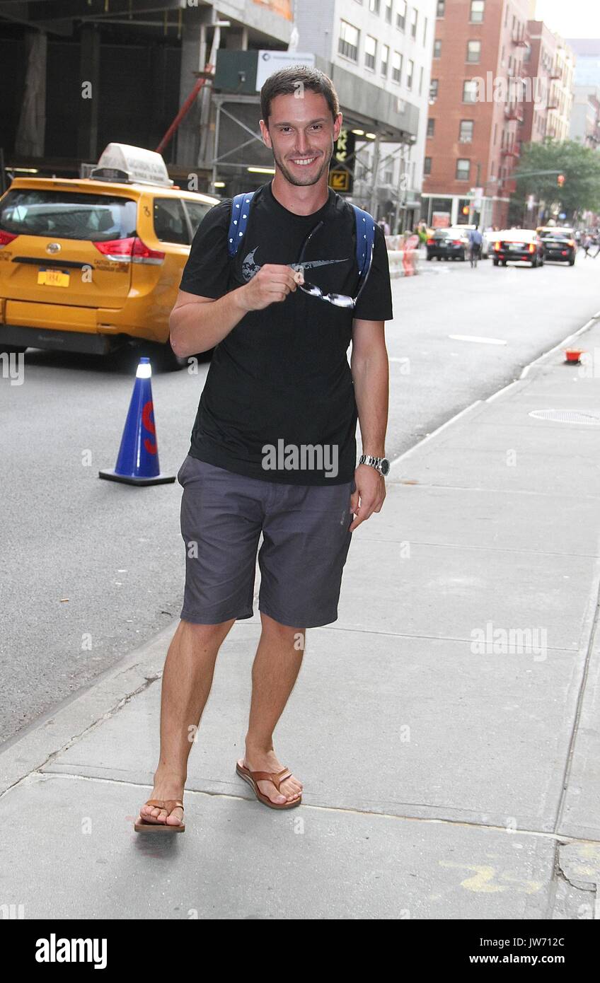 NEW YORK, NY - AUGUST 10: Justin Schweiger, the Washington DC resident ...