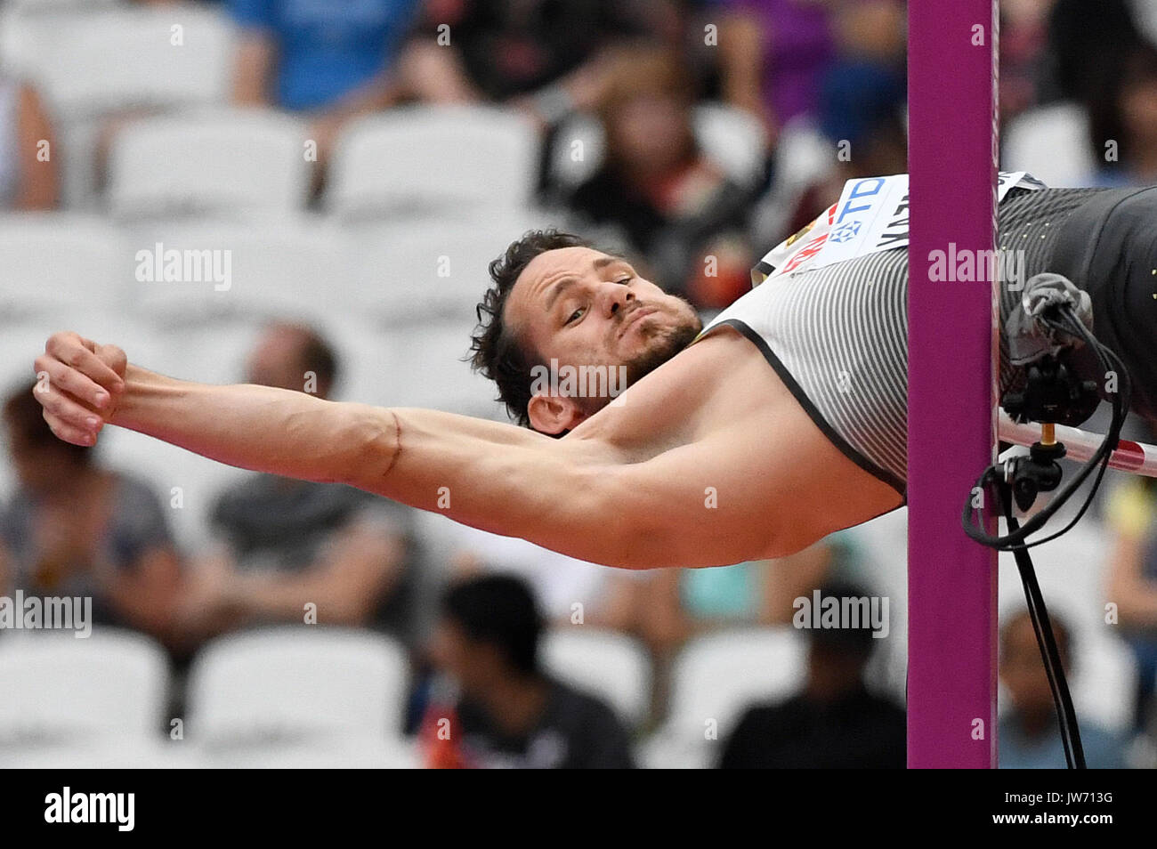London, UK. 11th Aug, 2017. The German decathlete Kai Kazmirek in ...
