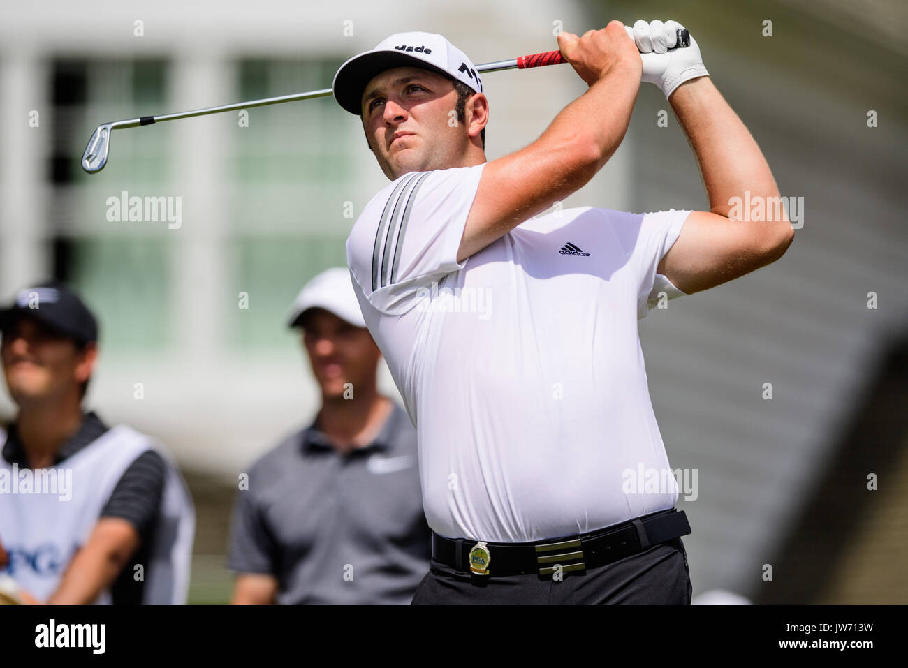 Charlotte, NC., USA. 11th August, 2017. Golfer Jon Rahm during the PGA ...