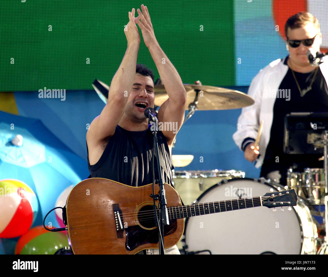 New York, New York, USA. 11th Aug, 2017. Singer/guitarist JACK ANTONOFF ...