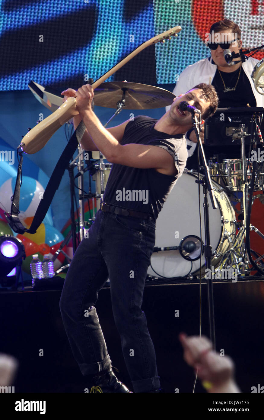 New York, New York, USA. 11th Aug, 2017. Singer/guitarist JACK ANTONOFF ...
