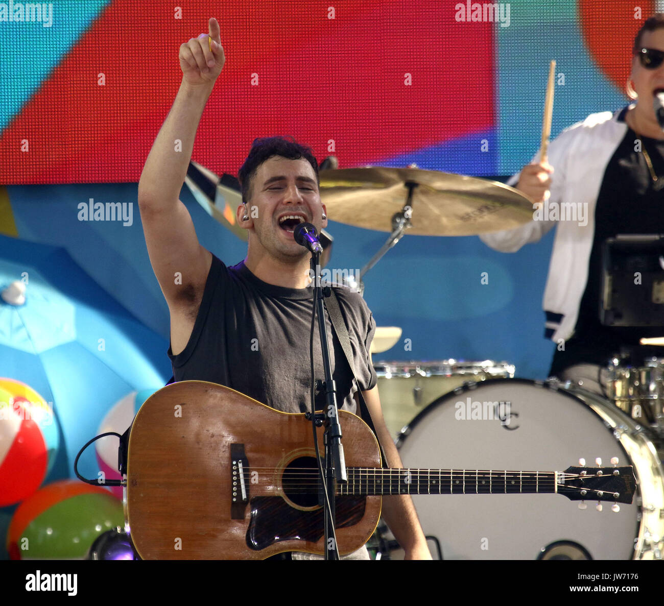 New York, New York, USA. 11th Aug, 2017. Singer/guitarist JACK ANTONOFF ...