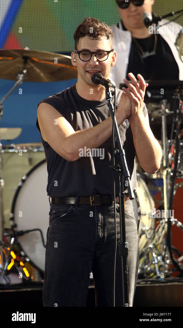 New York, New York, USA. 11th Aug, 2017. Singer/guitarist JACK ANTONOFF ...