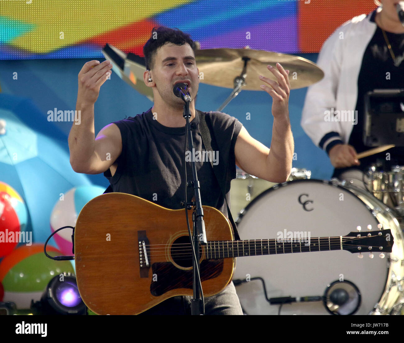 New York, New York, USA. 11th Aug, 2017. Singer/guitarist JACK ANTONOFF ...