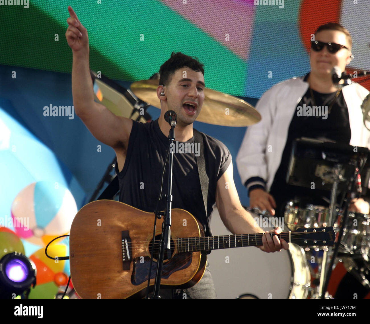 New York, New York, USA. 11th Aug, 2017. Singer/guitarist JACK ANTONOFF ...