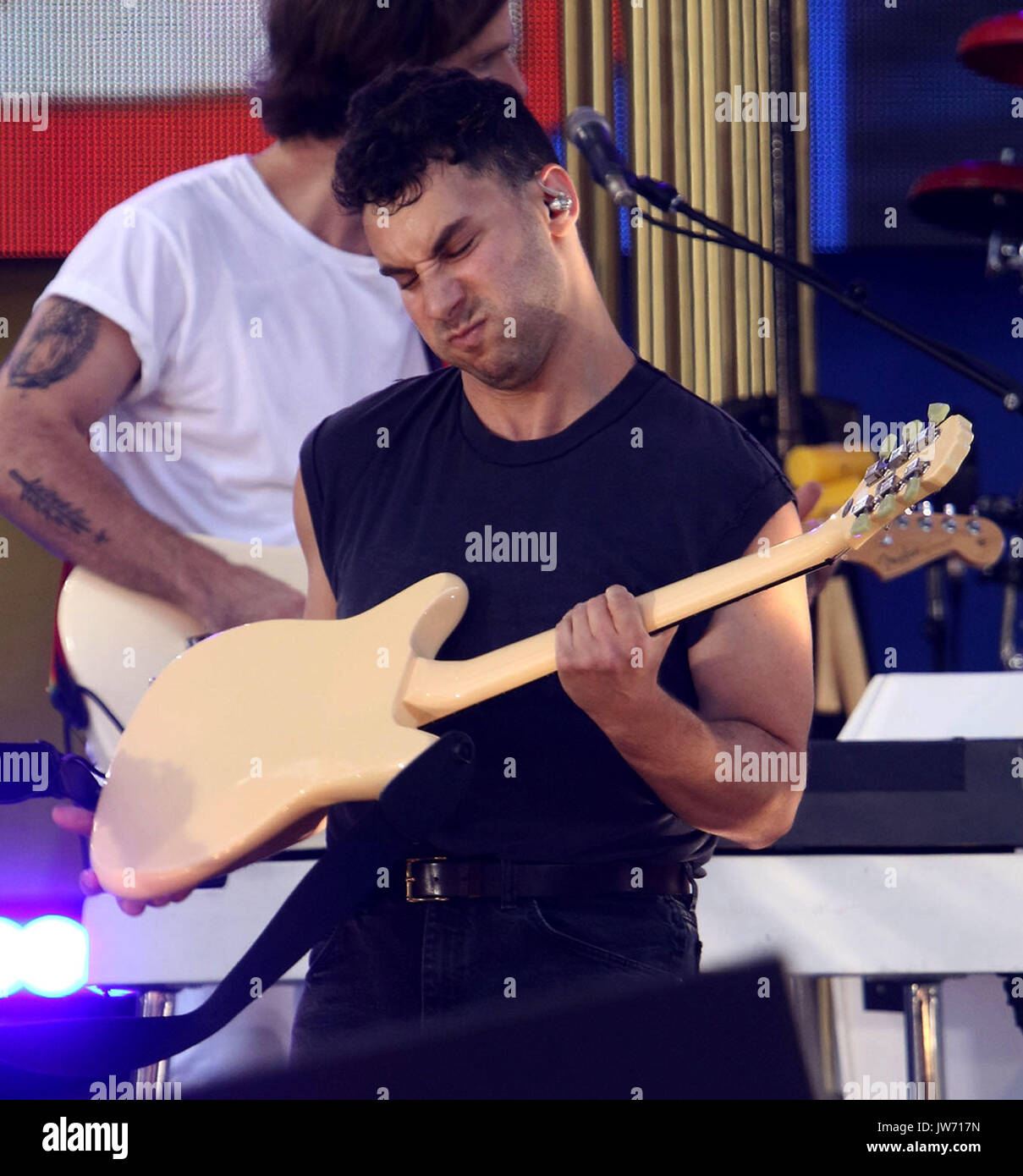 New York, New York, USA. 11th Aug, 2017. Singer/guitarist JACK ANTONOFF ...