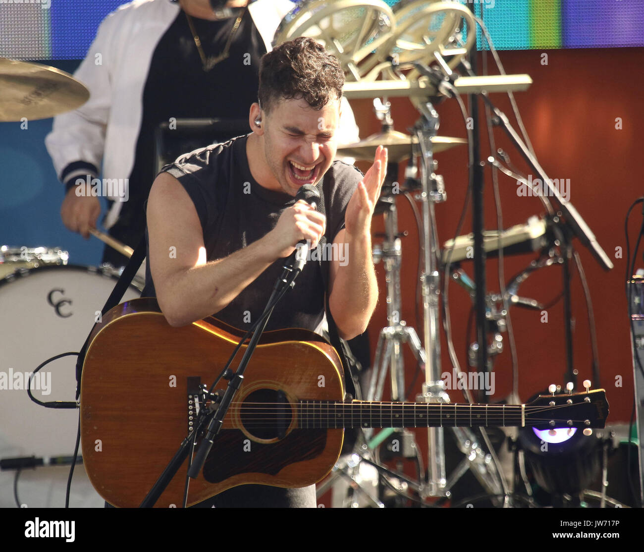 New York, New York, USA. 11th Aug, 2017. Singer/guitarist JACK ANTONOFF ...