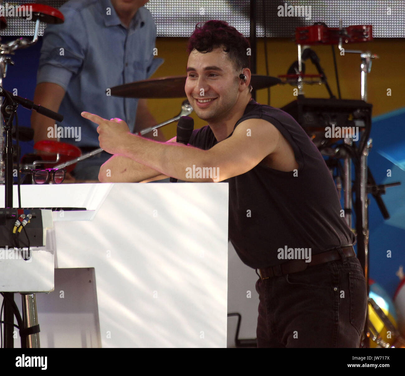 New York, New York, USA. 11th Aug, 2017. Singer/guitarist JACK ANTONOFF ...