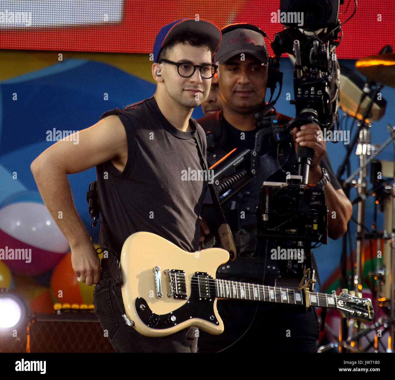 New York, New York, USA. 11th Aug, 2017. Singer/guitarist JACK ANTONOFF ...