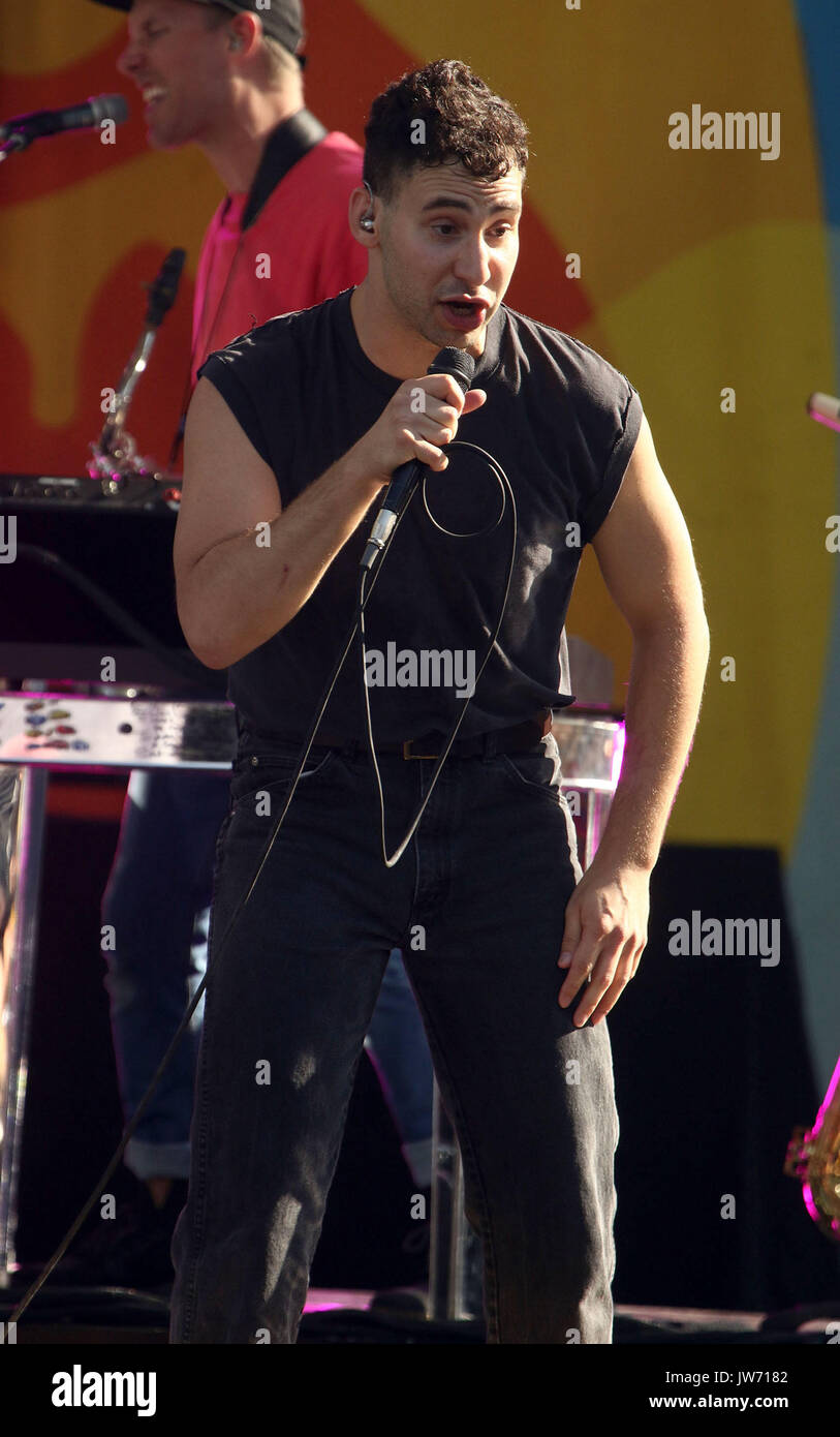New York, New York, USA. 11th Aug, 2017. Singer/guitarist JACK ANTONOFF ...
