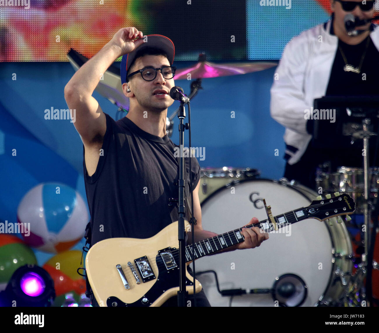 New York, New York, USA. 11th Aug, 2017. Singer/guitarist JACK ANTONOFF ...