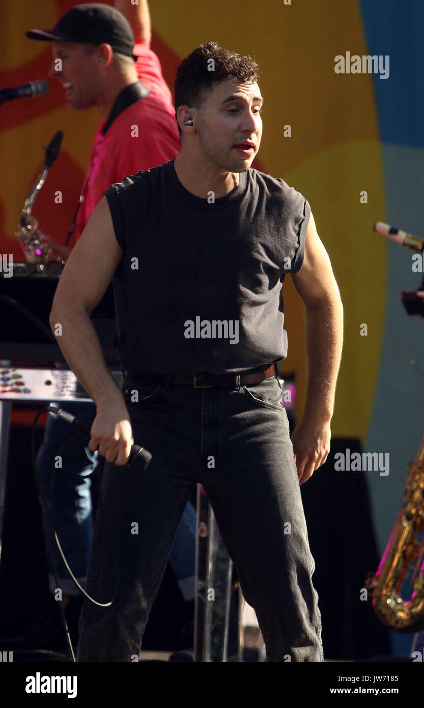 New York, New York, USA. 11th Aug, 2017. Singer/guitarist JACK ANTONOFF ...