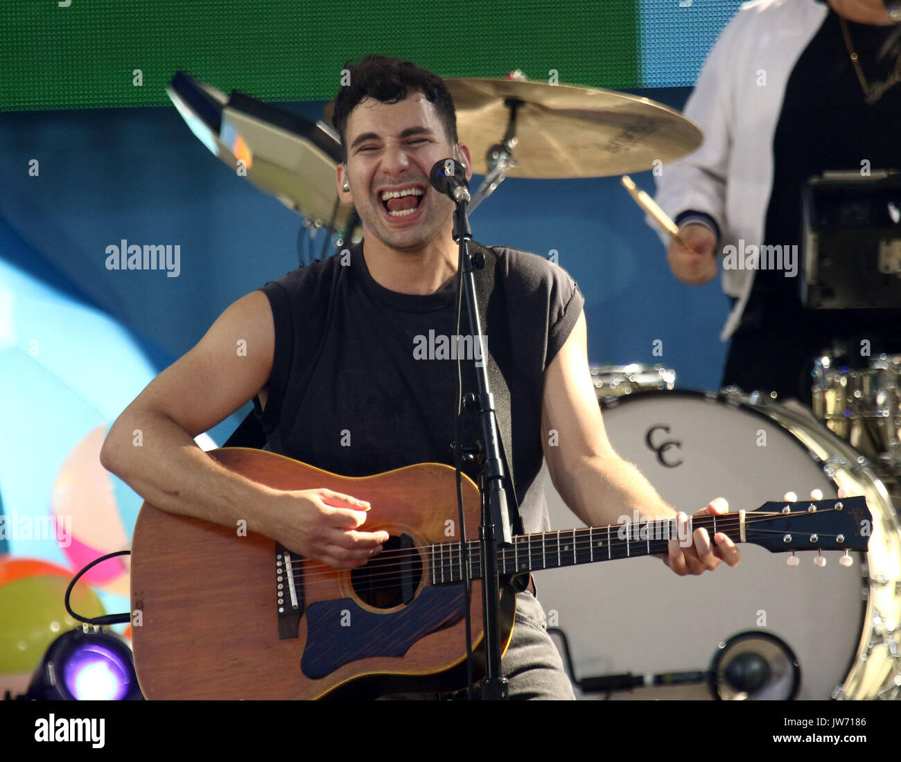 New York, New York, USA. 11th Aug, 2017. Singer/guitarist JACK ANTONOFF ...