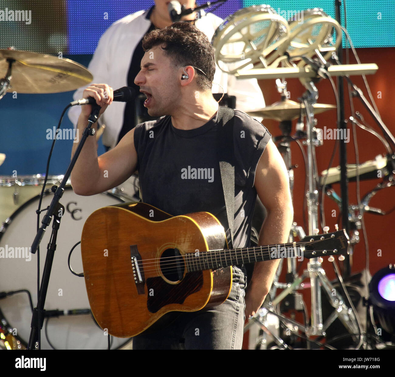 New York, New York, USA. 11th Aug, 2017. Singer/guitarist JACK ANTONOFF ...