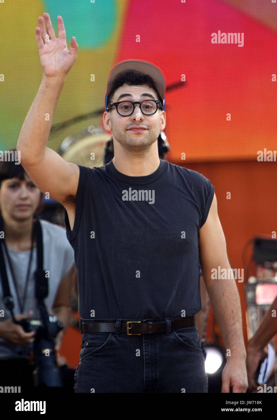 New York, New York, USA. 11th Aug, 2017. Singer/guitarist JACK ANTONOFF ...