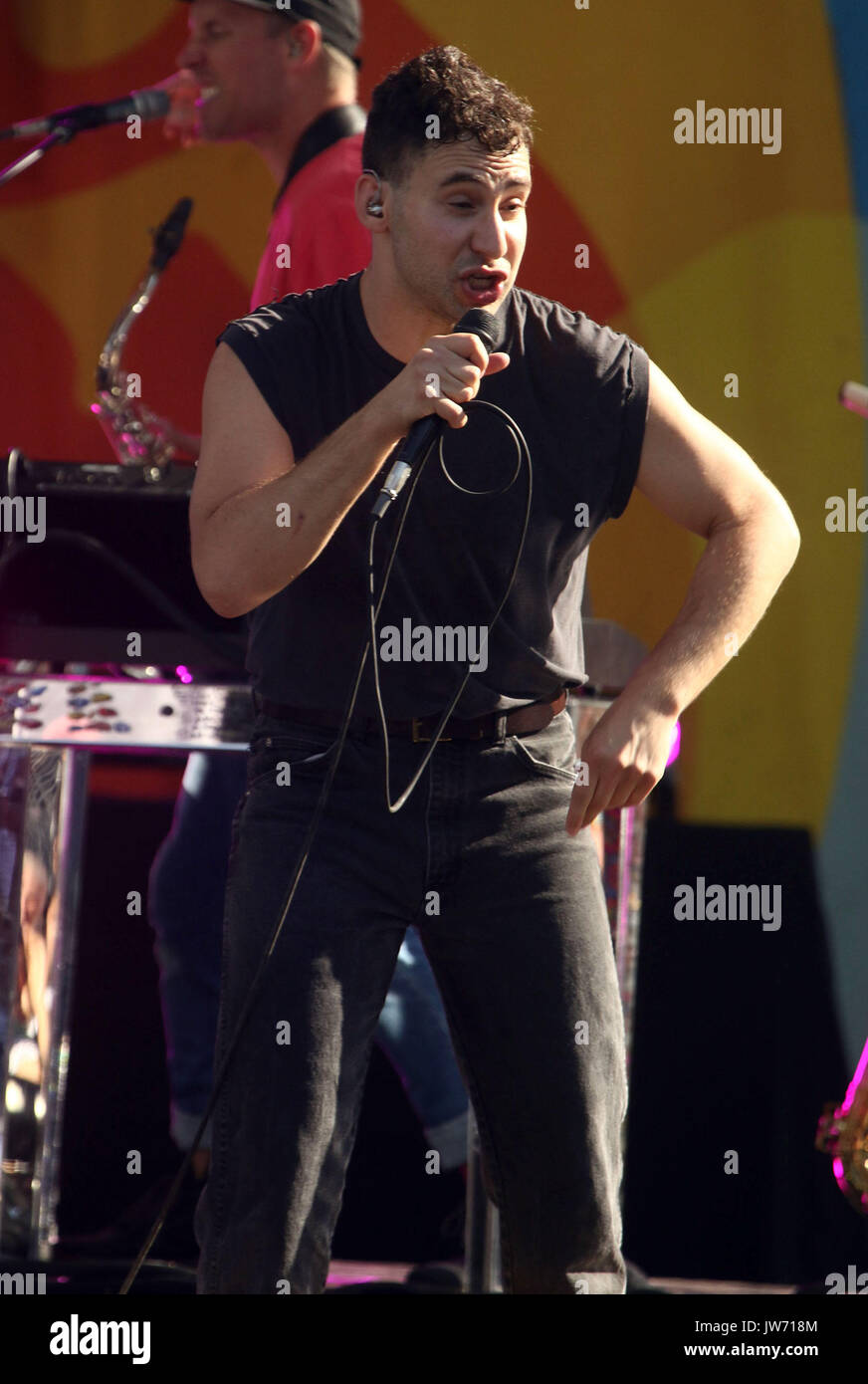 New York, New York, USA. 11th Aug, 2017. Singer/guitarist JACK ANTONOFF ...